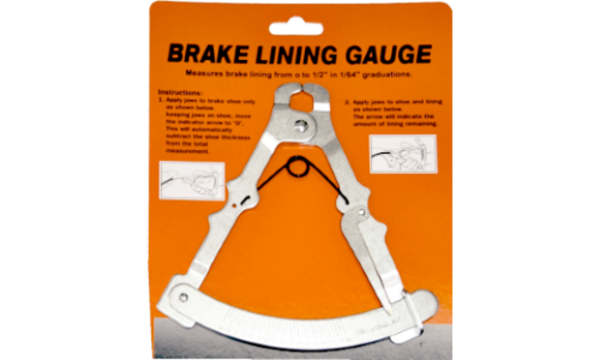 Brake Lining Thickness Gauge