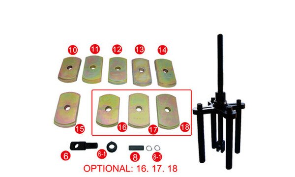 T&E | Manual Cylinder Sleeve Puller Set