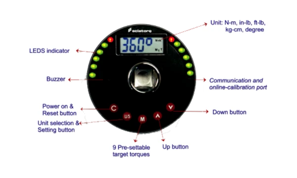 Digital Angle & Torque Adaptor