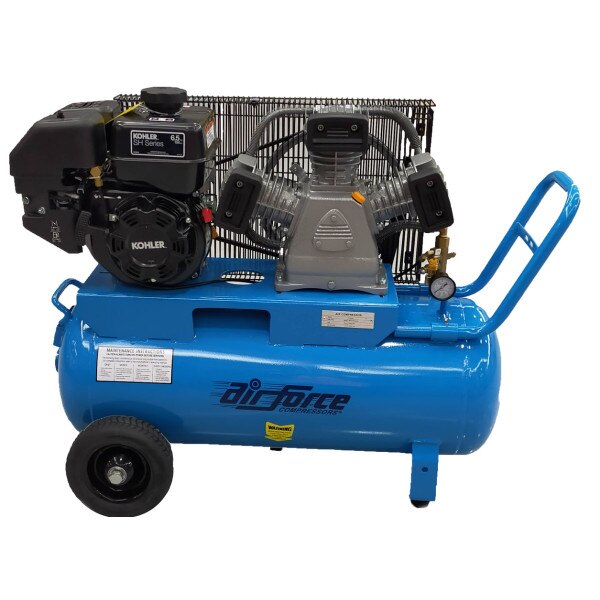 AirForce Portable Piston Petrol Compressor AFP6570, 70L, 6.5Hp, 19CFM