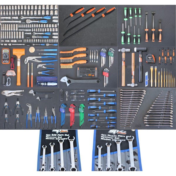 Sumo Custom Series Tool Kit - 452pc - Metric/SAE - Black/Black + BONUS EVA