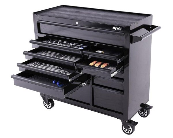 Custom Series Roller Cabinet Metric/SAE Tool Kit (Black/Black), 406 ...