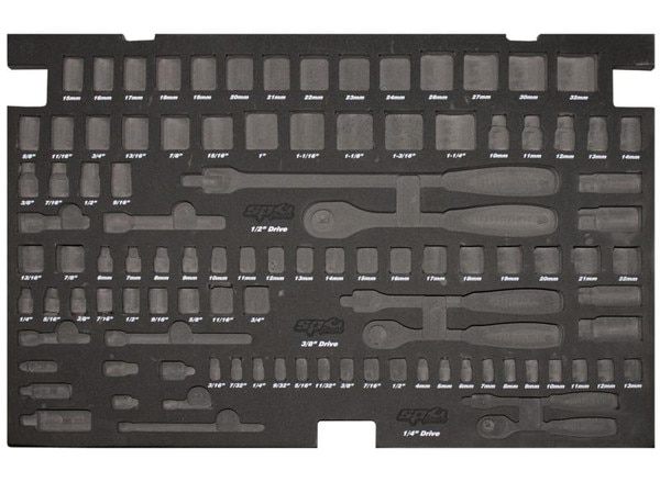 EVA Foam Tool Storage (103pc Metric/SAE) - Sockets
