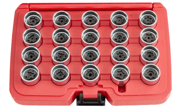 Audi Locking Wheel Nut Key Set, 20 Piece