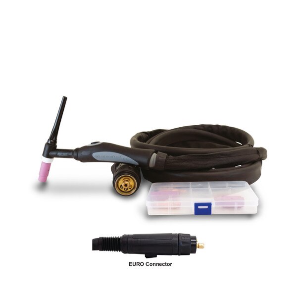 Optional Euro-Connect TIG Torch Kit XA26 X 4m with Spares